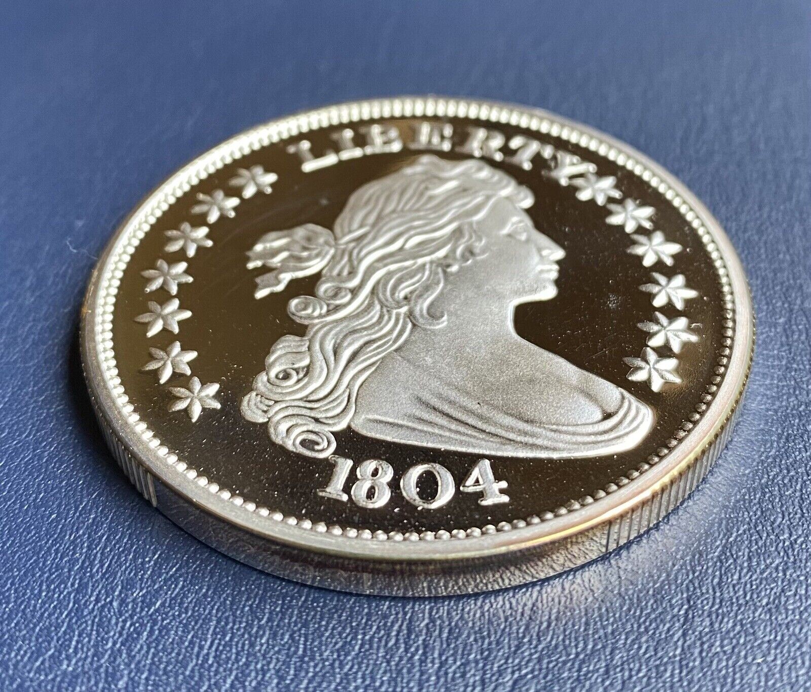 1804 Liberty United States Of America 2 Oz .999 Fine Silver Bullion ...