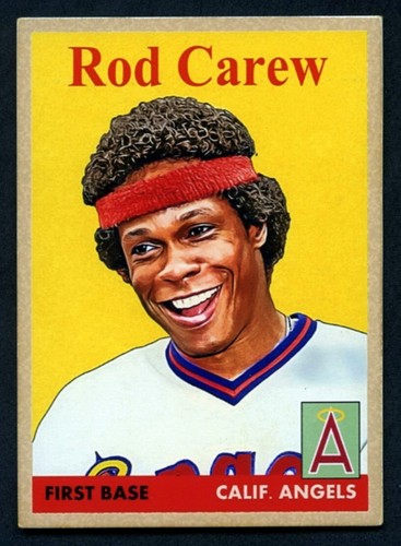 Banty Red New Era '58 ROD CAREW, California Angels DEBUT | eBay