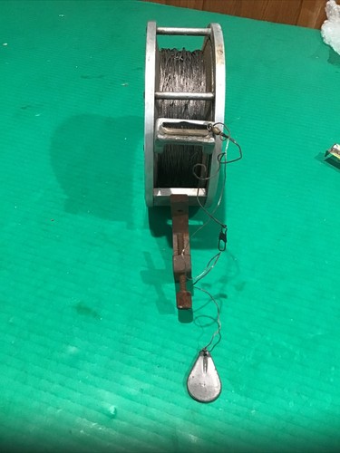 VINTAGE HANDLINE TROLLING REEL Working COLLECT OR FISH Hand Line River ...