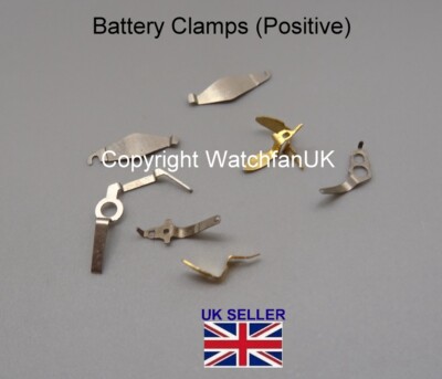 Watch Battery Clamp Assortment For Popular Sizes (Positive) | eBay UK