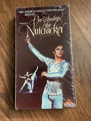 THE NUTCRACKER rare Ballet Sealed!! vhs MIKHAIL BARYSHNIKOV 1982 ...