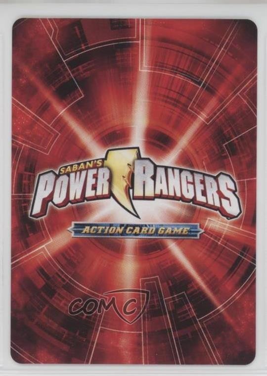 2013 Saban's Power Rangers - Action Card Game Red Megaforce Ranger #P ...