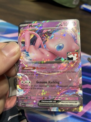 Pokémon TCG Mew Ex 151/165 - Play! Prize Pack Series 5 Stamped - NM ...