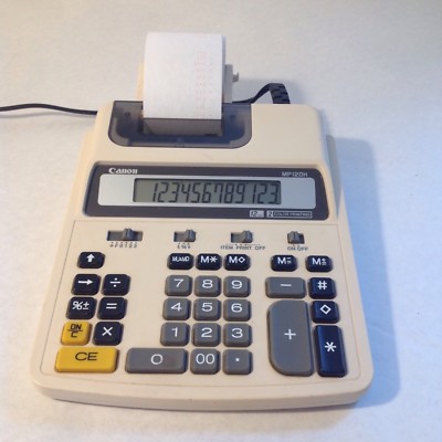 Canon MP120H Adding machine calculator 2 color 12 digit | eBay