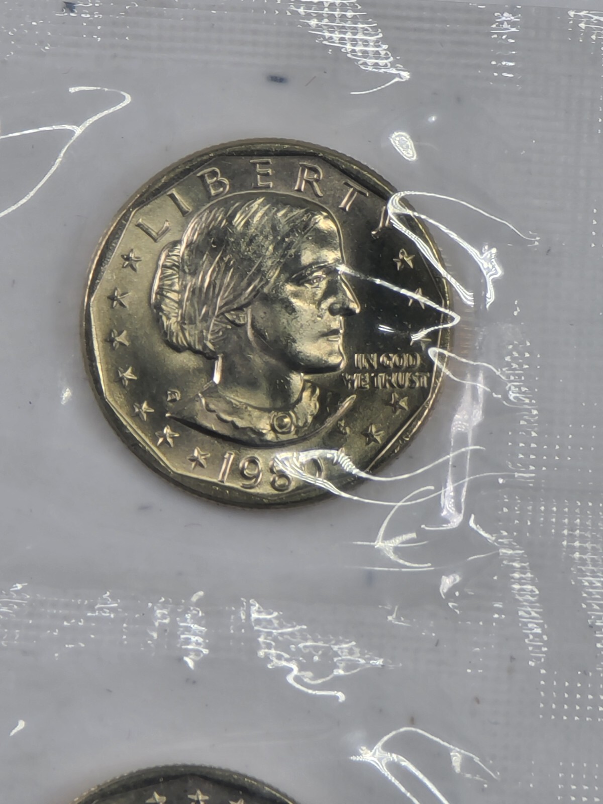 ☆1 Set from Lot☆ 1980 P D S Susan B Anthony Dollar Souvenir Set - 3 ...