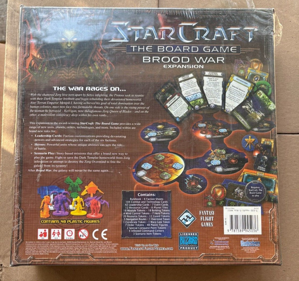 Starcraft Board Game Brood War Expansion - Never Opened | eBay