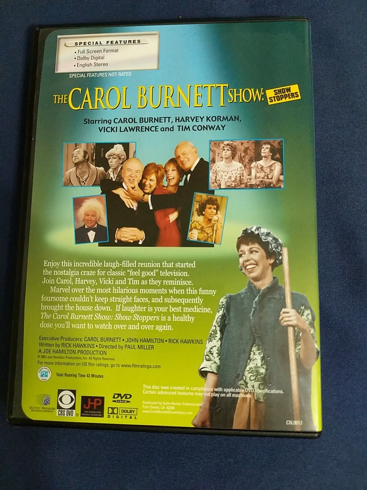 The Carol Burnett Show - Show Stoppers (DVD, 2002) | eBay