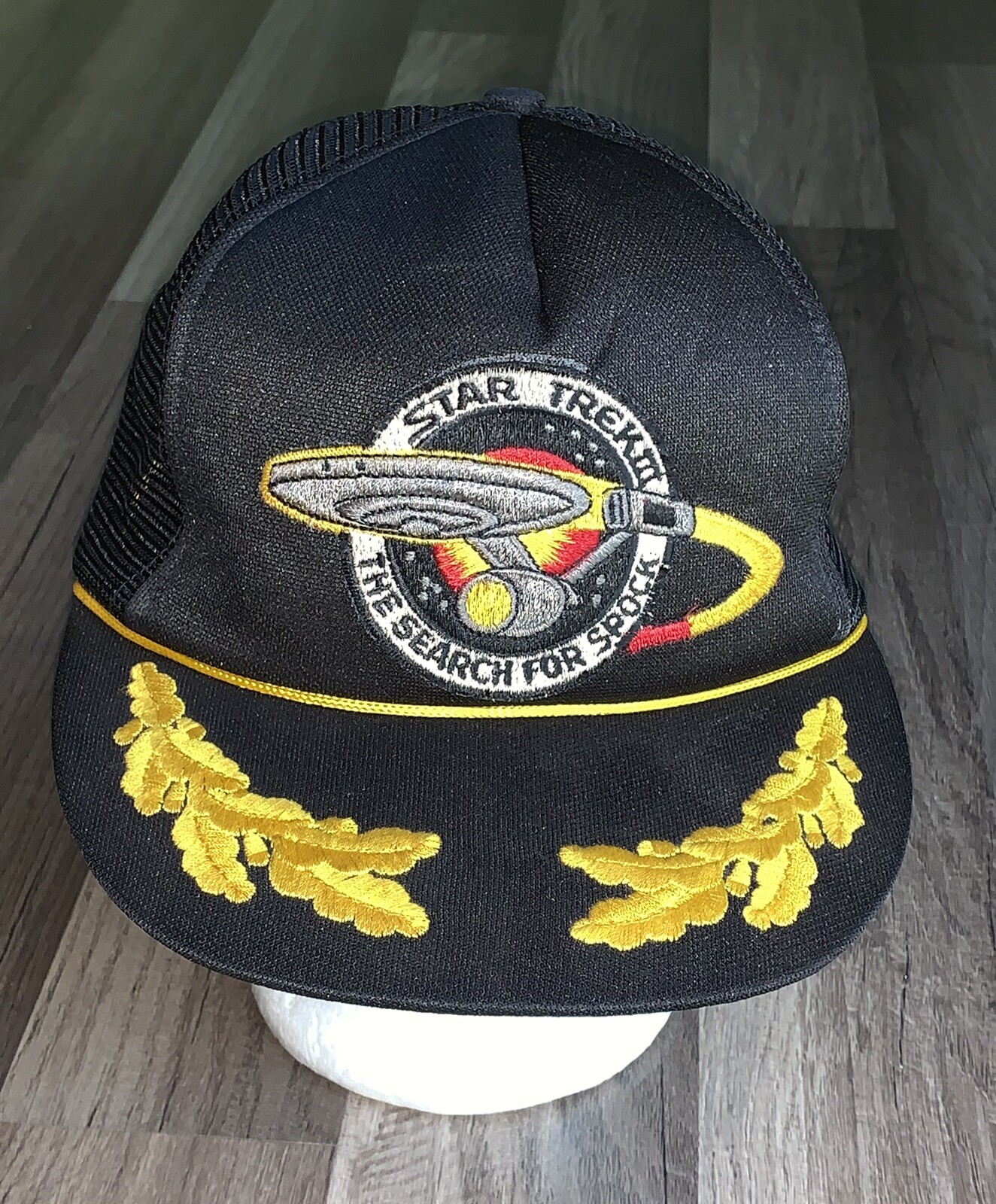 Vtg Star Trek 3 Hat SnapBack Search for Spock 1984 | eBay