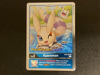 Kyaromon Pre-Release - BT6-002 - Near Mint - Digimon TCG | eBay