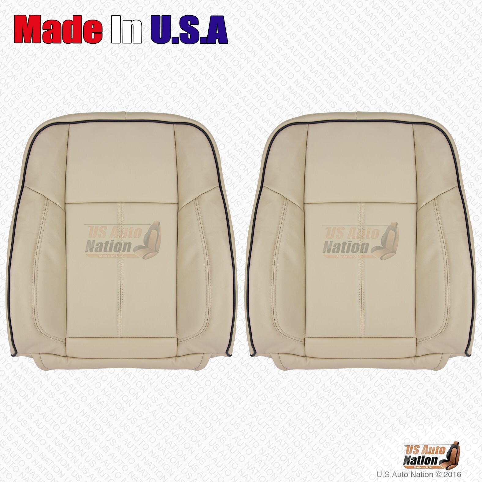 2008 2009 2010 Hummer H3 Front DRIVER/PASSENGER Tops Genuine Leather ...