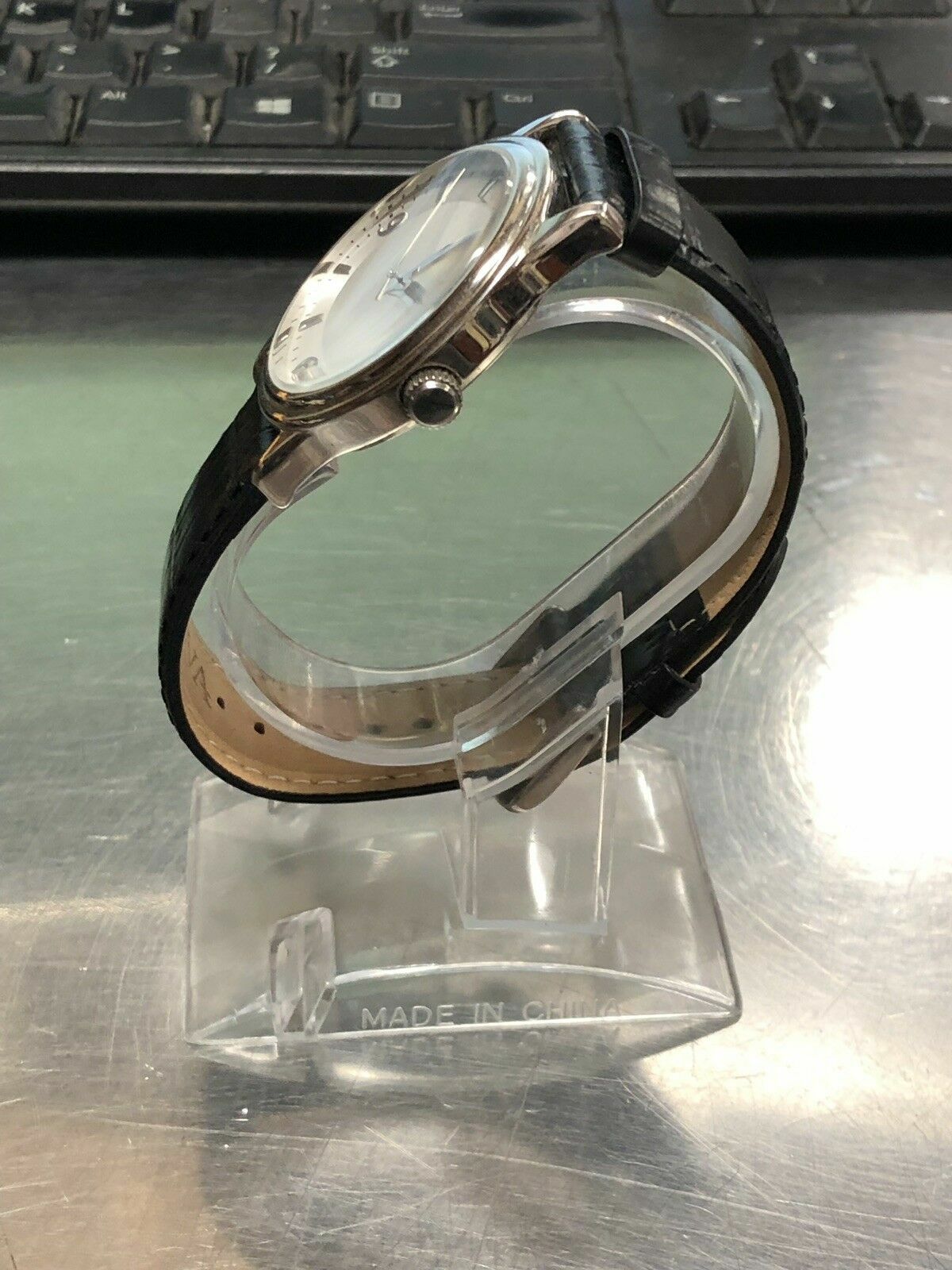 Bulova Corporate Collection 96A28 Leather Men's Quartz Watch | eBay
