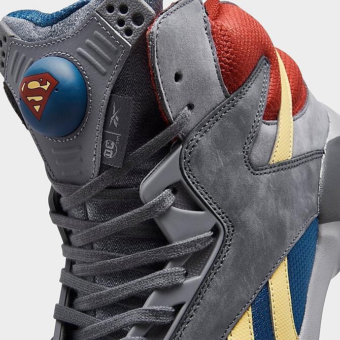 Reebok Shaq Attaq DC Comics Grey Red Superman Man of Steel HQ4587 Men's ...