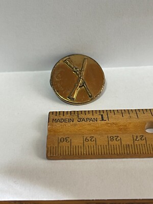 Vintage US Military Crossed Rifle Pin | eBay
