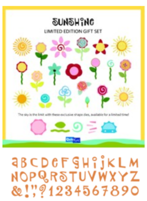 QuicKutz SUNSHINE Limited Edition Alphabet Gift Set Letter Number ...