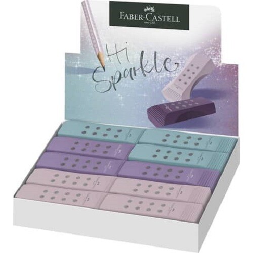 Faber Castell Radierer Radiergummi RollOn Qualitätsradierer Sparkle | eBay.de