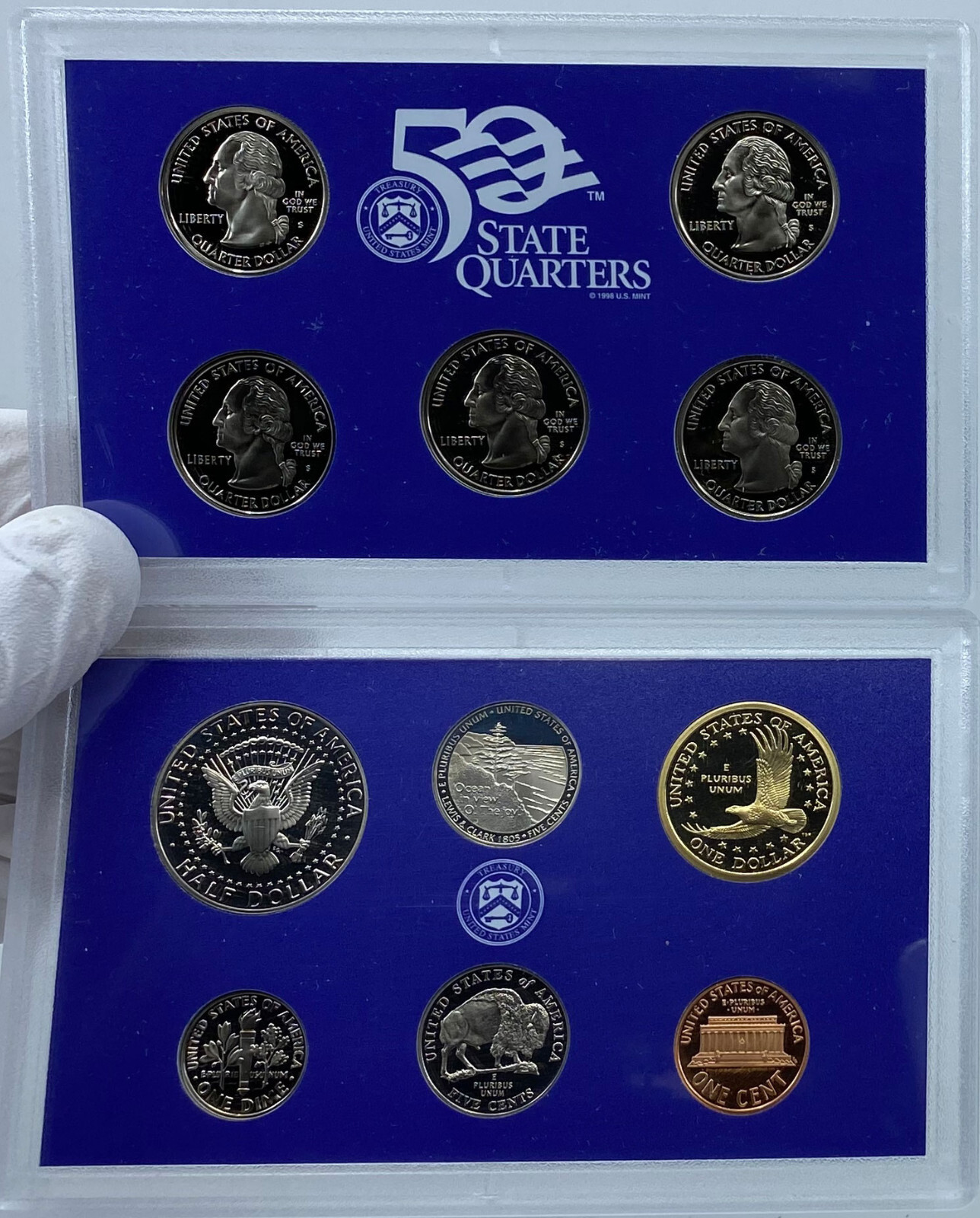 2005 S United States of America US Mint PROOF COINS Set w STATE ...