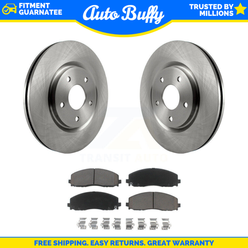 [Front] Brake Rotor & Ceramic Pad Kit For Dodge Grand Caravan Chrysler ...