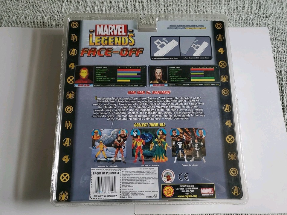 ToyBiz 2006 Marvel Legends Arch-Enemies Iron Man V Mandarin Face-off ...