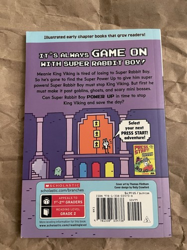 Super Rabbit Boy Powers up! a Branches Book (Press Start! #2) by Thomas ...