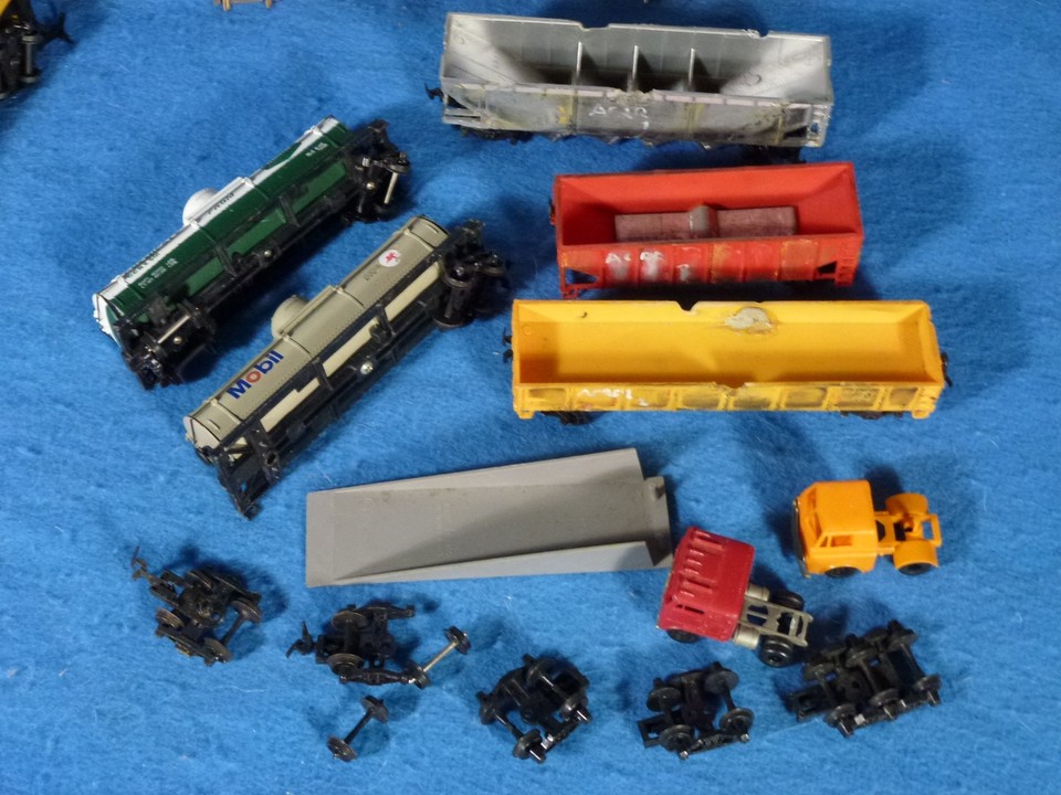 HO GAUGE TRAINS MODEL RAILROADING LOT CARS TRACK ENGINE SWITCHES WYE ...