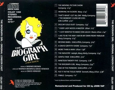 ORIGINAL LONDON CAST BIOGRAPH GIRL [ORIGINAL LONDON CAST] NEW CD ...