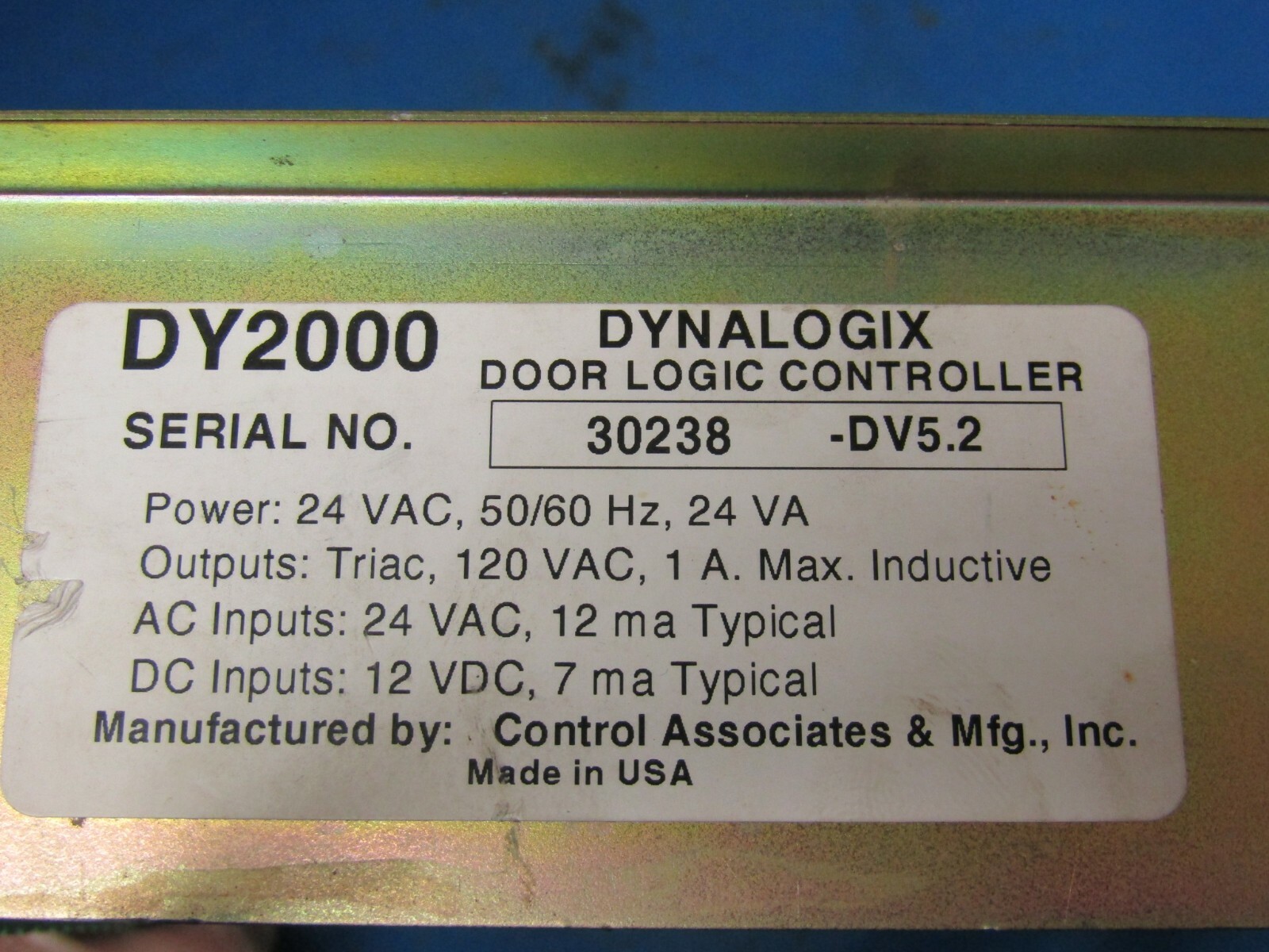 DYNALOGIX DYNACO DY2000 CONTROLLER MODULE | eBay