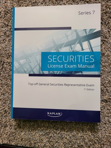 Kaplan Series 7 License Exam Manual, 1st Edition (Revised, Paperback ...