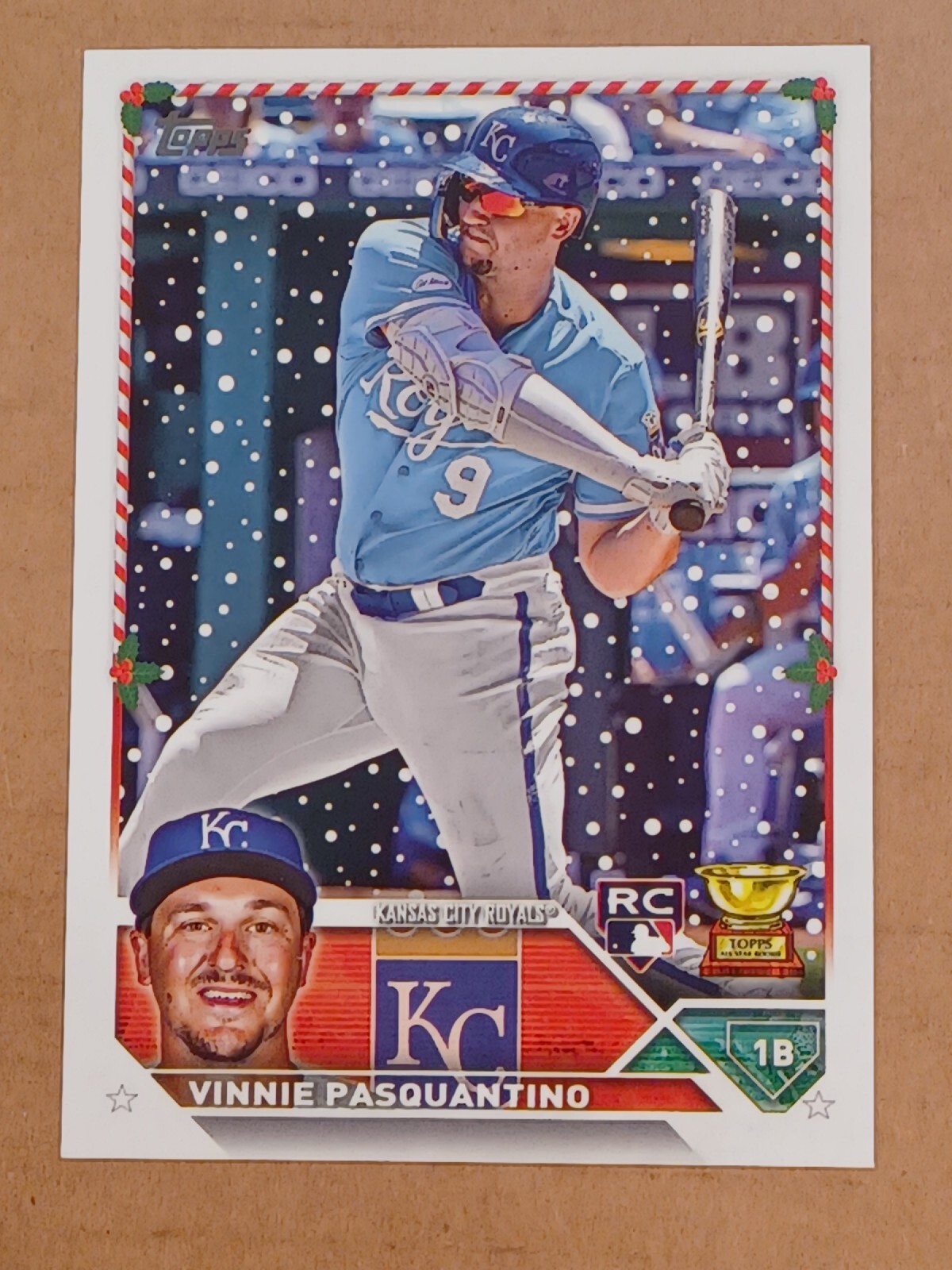 2023 Topps Holiday VINNIE PASQUANTINO ROOKIE Baseball Card H99 KANSAS ...