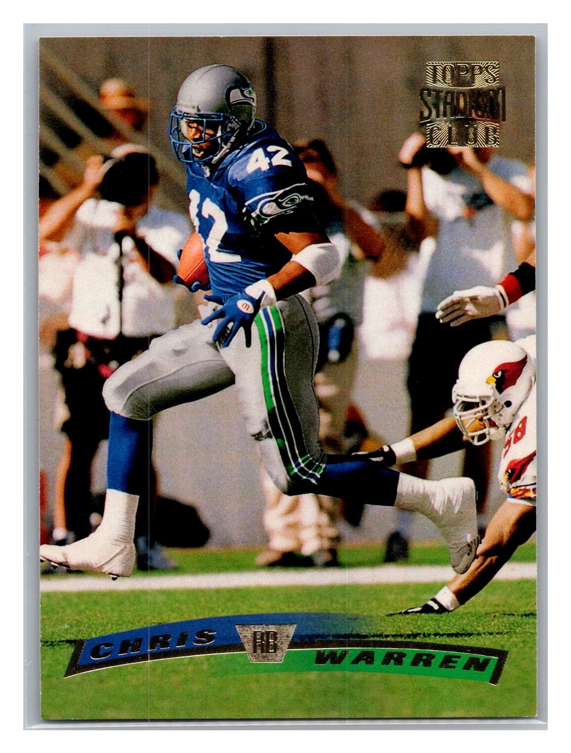 1996 Topps Stadium Club #230 Chris Warren Seahawks | eBay