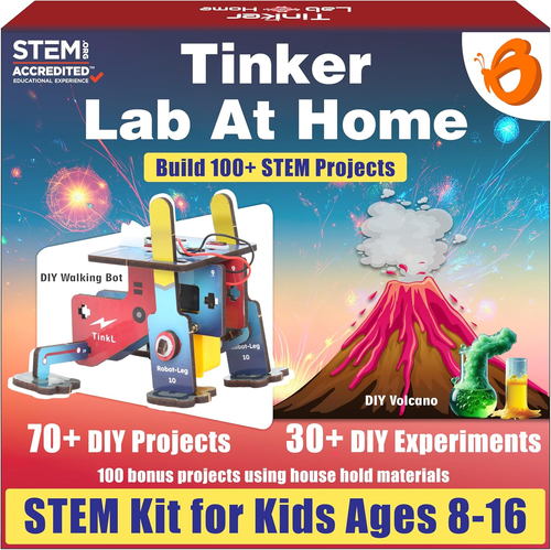 200+ Jumbo STEM Projects Kit for Kids Age 12-14 | Engineering & Science ...