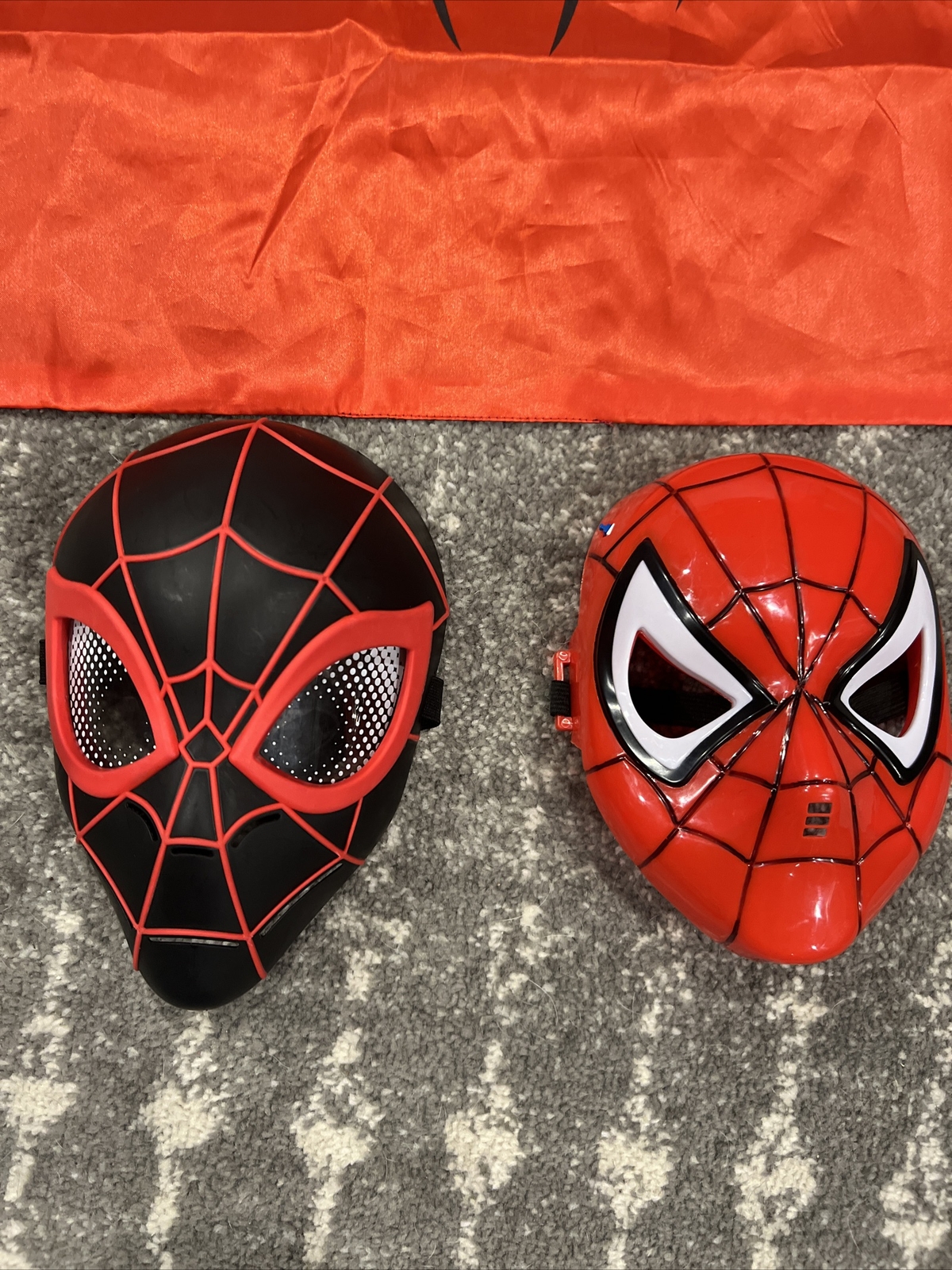 Spiderman Face Mask Marvel Spider Man Movie Pretend P… - Gem