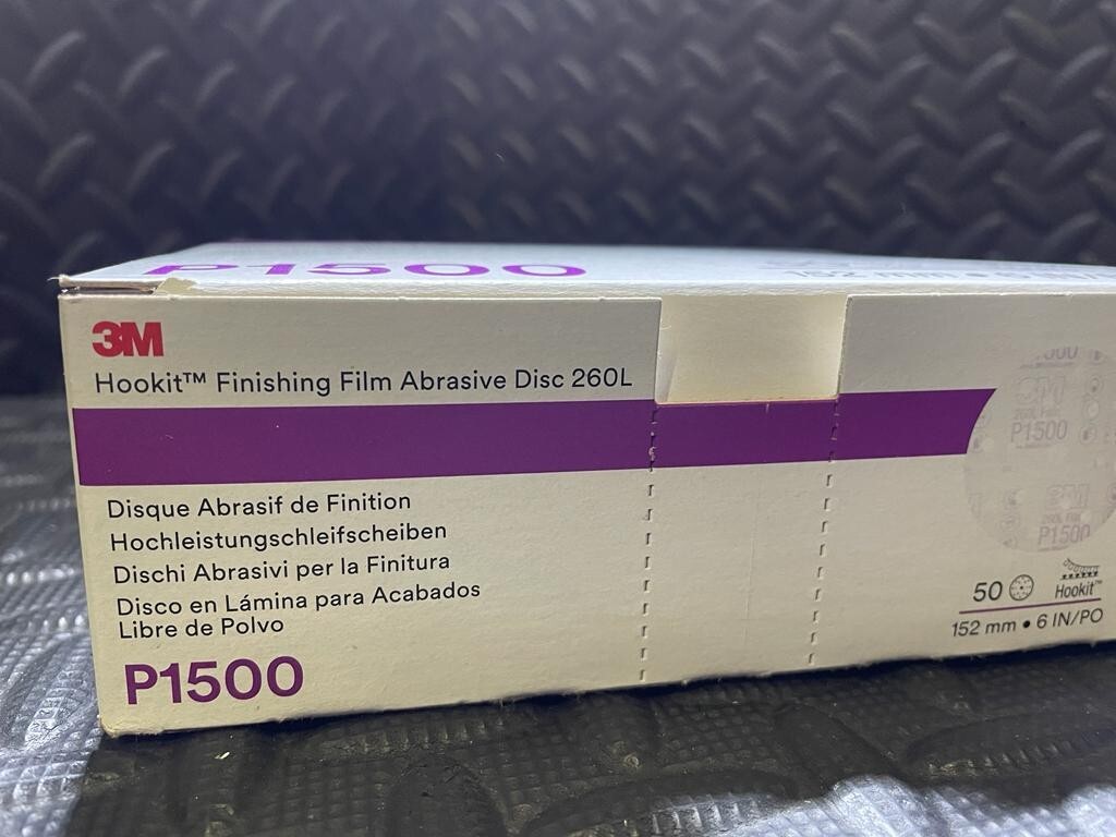 3M Hookit P1500 Sanding Disc - 51053 for sale online | eBay UK
