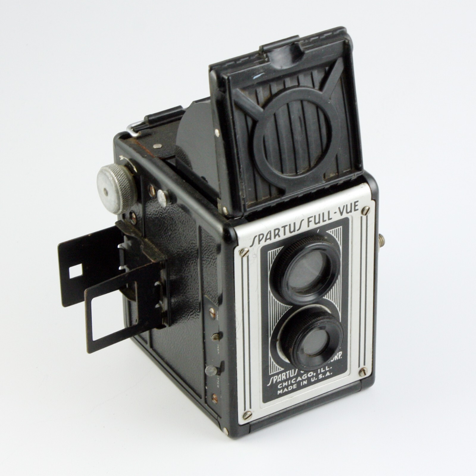 Spartus - Full-Vue Pseudo-TLR Box Camera for Parts or Display - Vintage ...