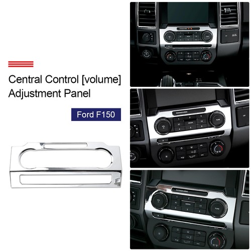 Chrome Central Control Radio Switch Panel Cover Decor Bezel for Ford ...