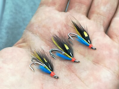 3 Arndilly Fancy Salmon Flies Silver Partridge Patriot Doubles 4-16 ...