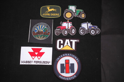 Farming - Tractors - Tree Work - Iron/Sew On patches - 23 Designs to ...