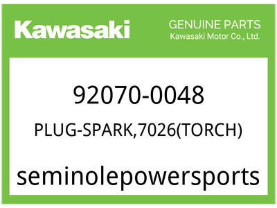 Kawasaki OEM Part 92070-0048 PLUG-SPARK,7026(TORCH) | eBay