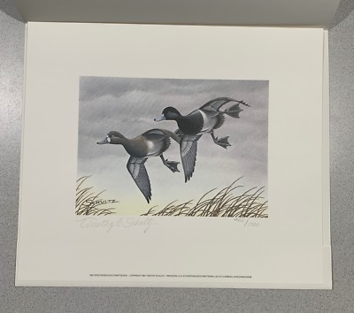WTDstamps - 1981 WISCONSIN - State Duck Stamp Print **TIMOTHY SCHULTZ ...