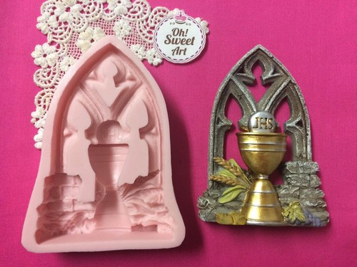 First Communion and Chalice IV Silicone Mold Food Cake Decoration ...