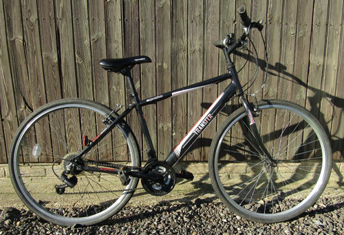Apollo Transfer Gents Hybrid Town Black Bike Bicycle Aluminium 700c ...