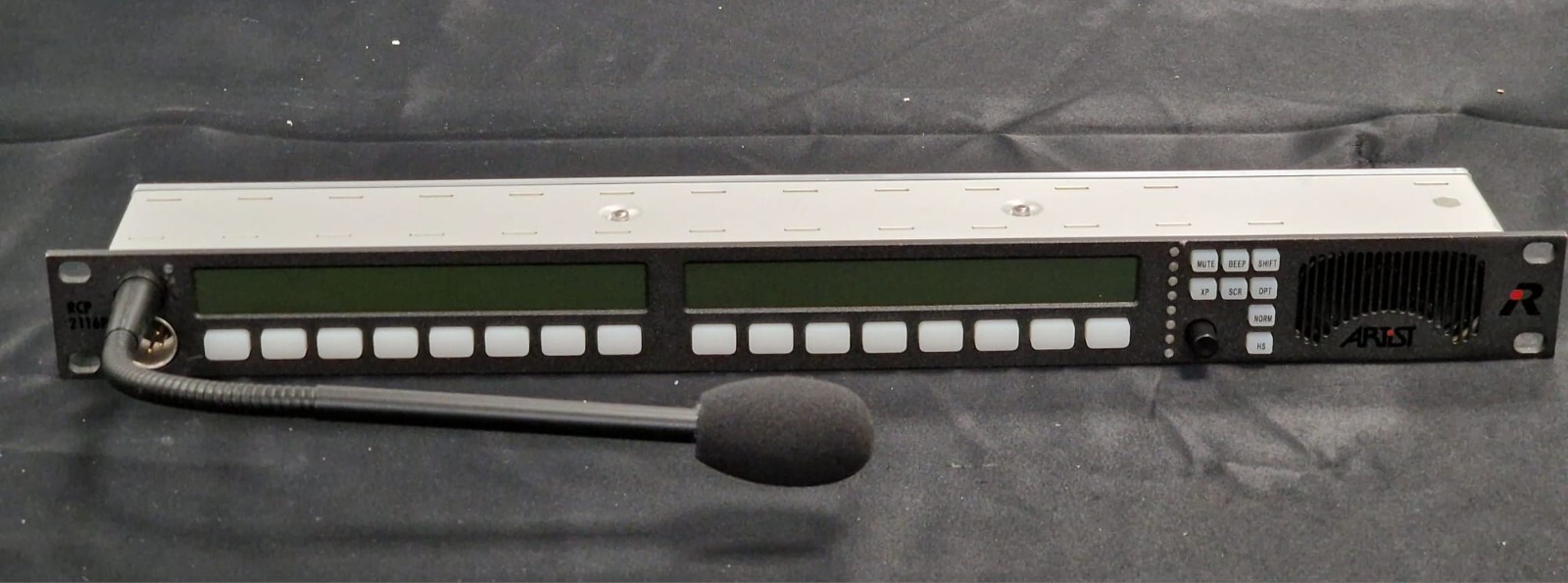 Riedel RCP-2116P4 16-Key LCD Rackmount Intercom Control Panel | eBay