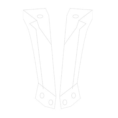 Genuine OEM Set of Left & Right Front Fender Brackets for Nissan Sentra ...