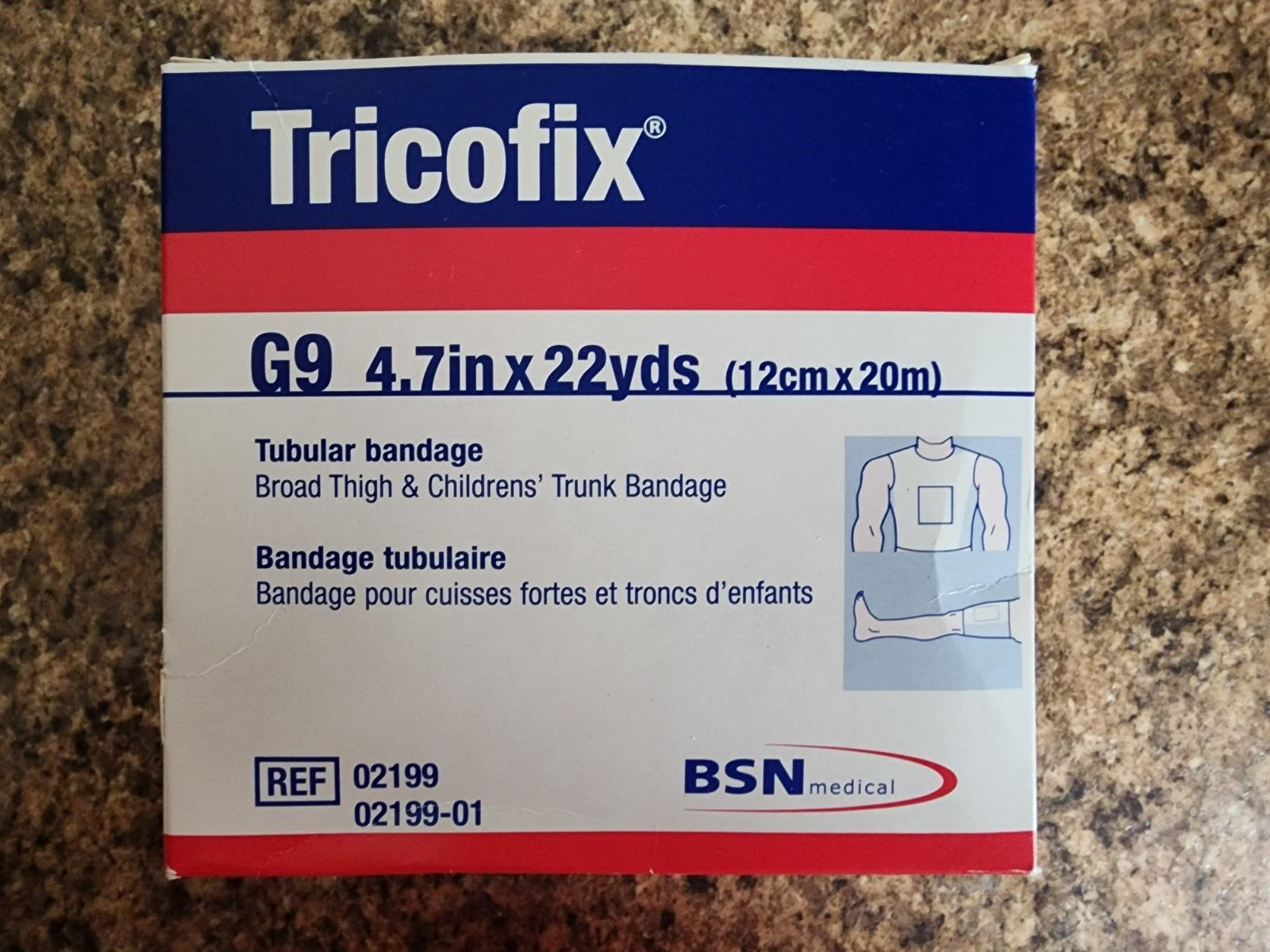 BSN Medical #02199-01 Tricofix Tubular Bandage, 4.7in x 22yds, Exp09/25 ...