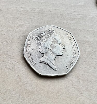 *CERTFIED MINT *rare 1997 50p coin* With HRH Queen Elizabeth’s 2nd ...