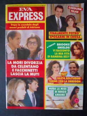 EVA EXPRESS 3 1988 CELENATNO CLAUDIA MORI BROOKE SHIELDS KINSKI [JS47 ...