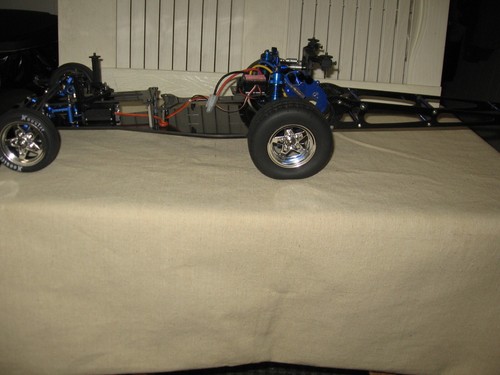 RC DRAG CAR CUSTOM MADE TRAXXAS SLASH 2WD CHASSIS WITH ALUMINUM ...