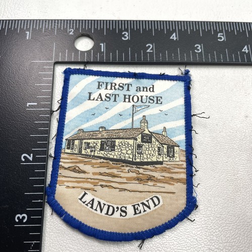 Blue Border Version FIRST & LAST HOUSE LANDS END England Patch ...