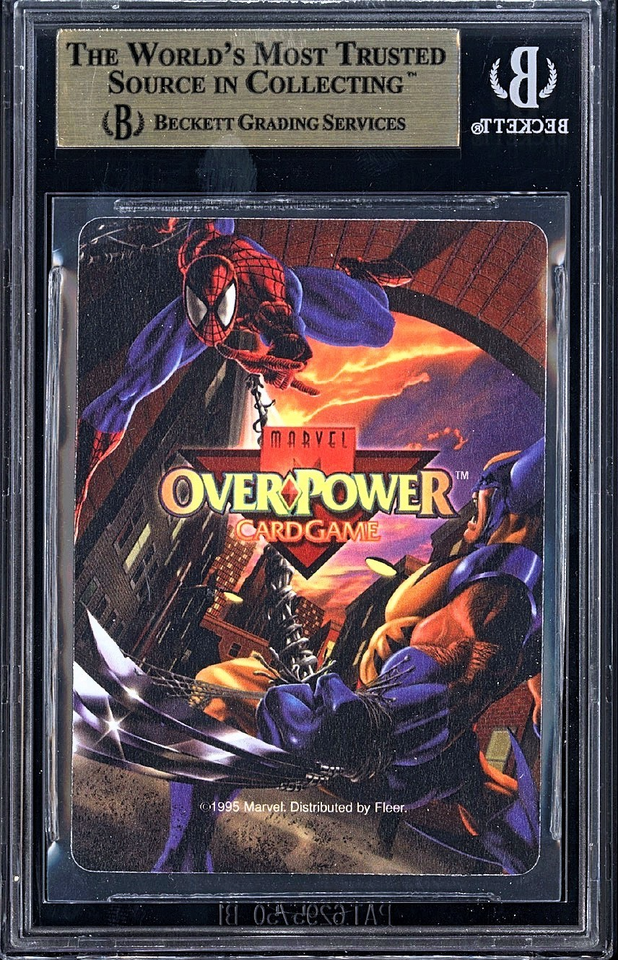 1995 Marvel OverPower DEADPOOL BGS 9.5 Gem Mint POP 4 MCU Card Graded ...