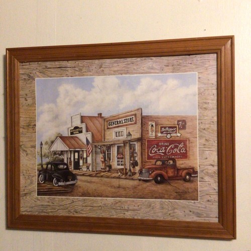 1997 Scafa-Tornabene Art Litho Print Coca Cola Barber Shop Variety ...