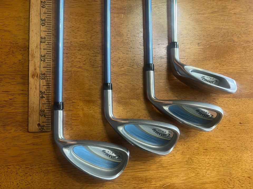 Callaway Ladies Gems Set (7i, 9i, SW, Chipper) Aldila 55g Graphite ...